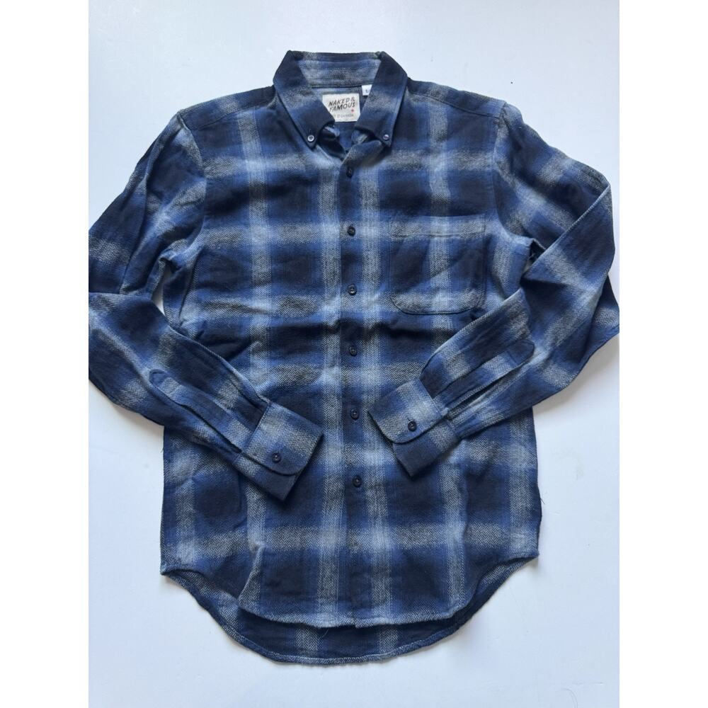 Naked And Famous Flannel Made In Canada Button Up Shi… - Gem
